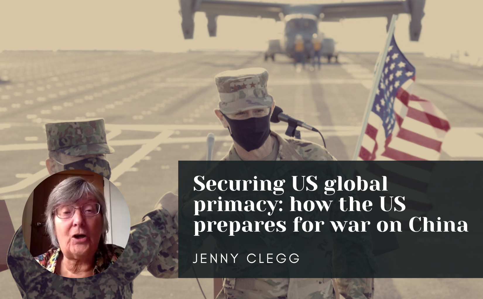Securing US global primacy: how the US prepares for war on China ...